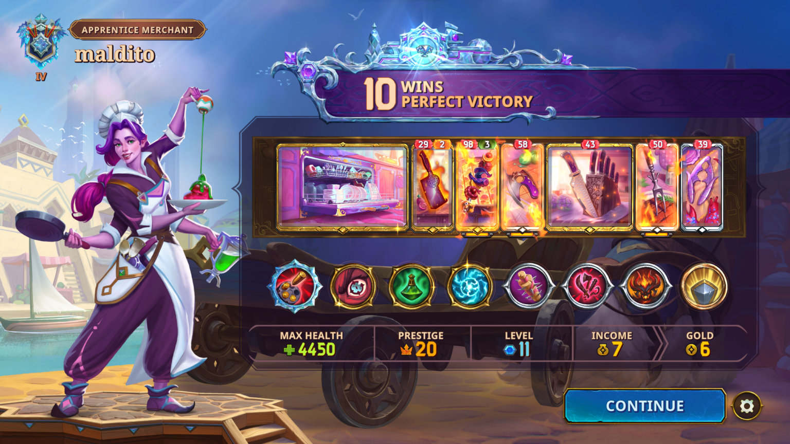 The Bazaar Dishwasher Jules 10-0 Build - maldito | January 14, 2026